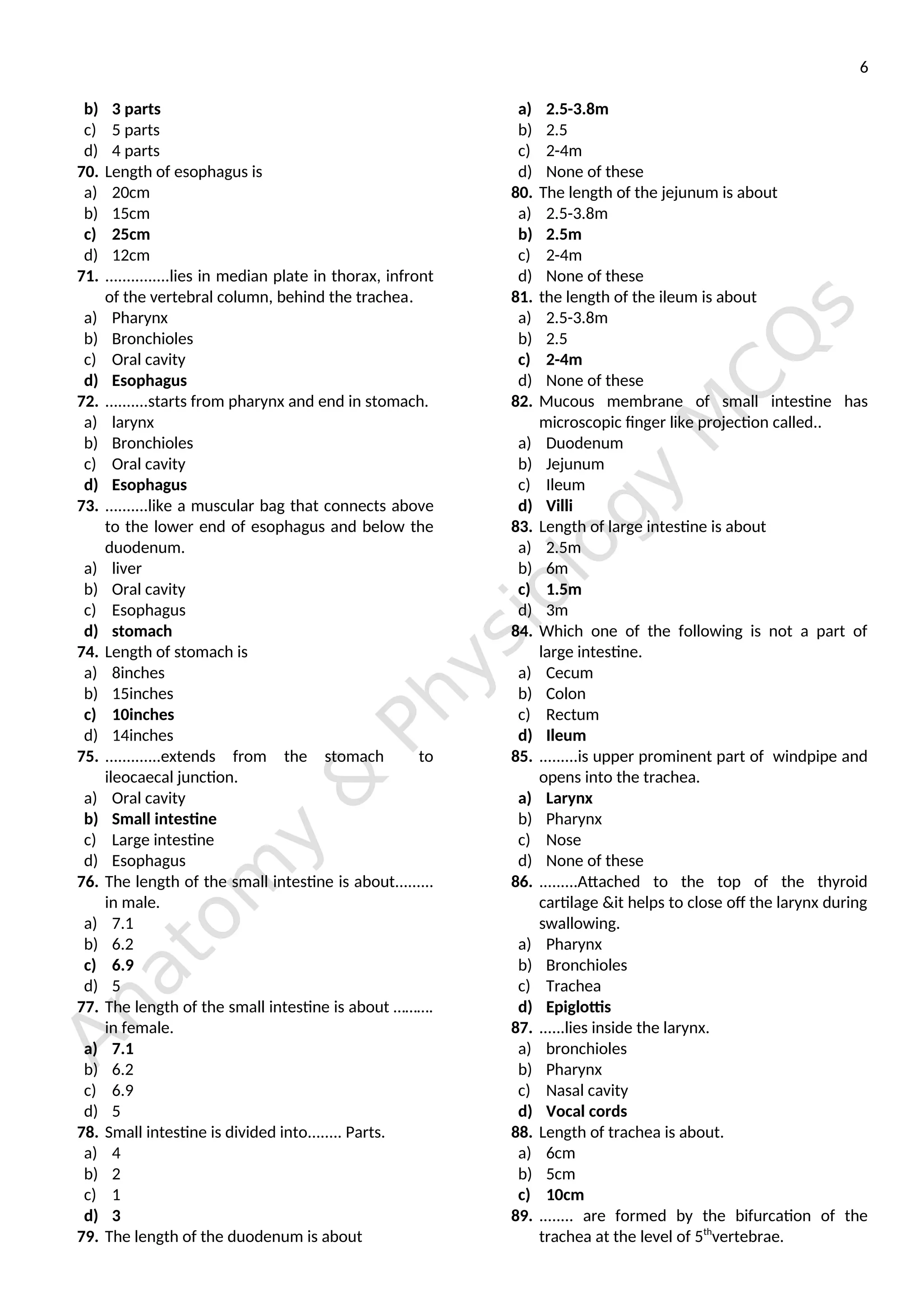 Anatomy & Physiology MCQs (2).pdf