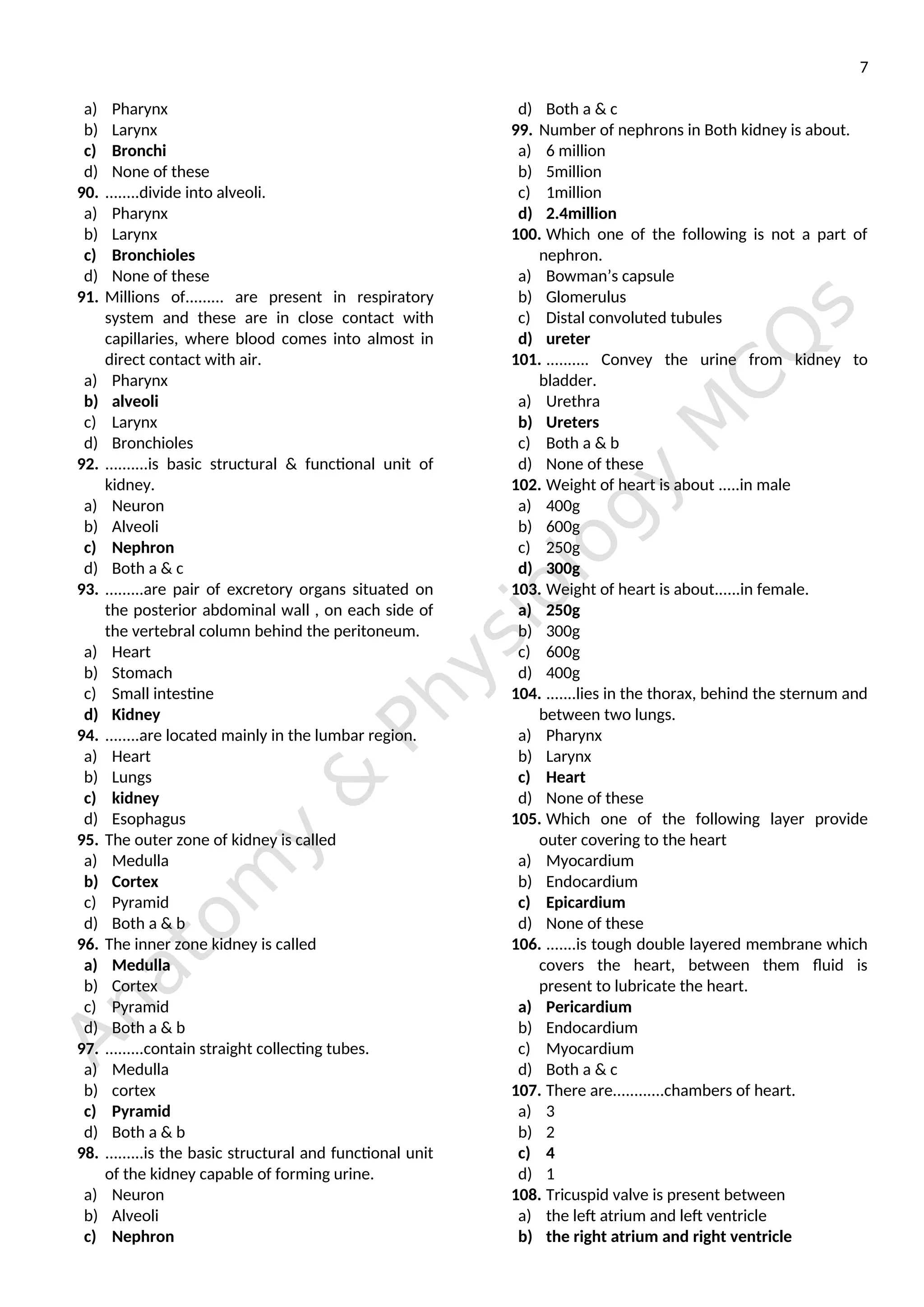 Anatomy & Physiology MCQs (2).pdf