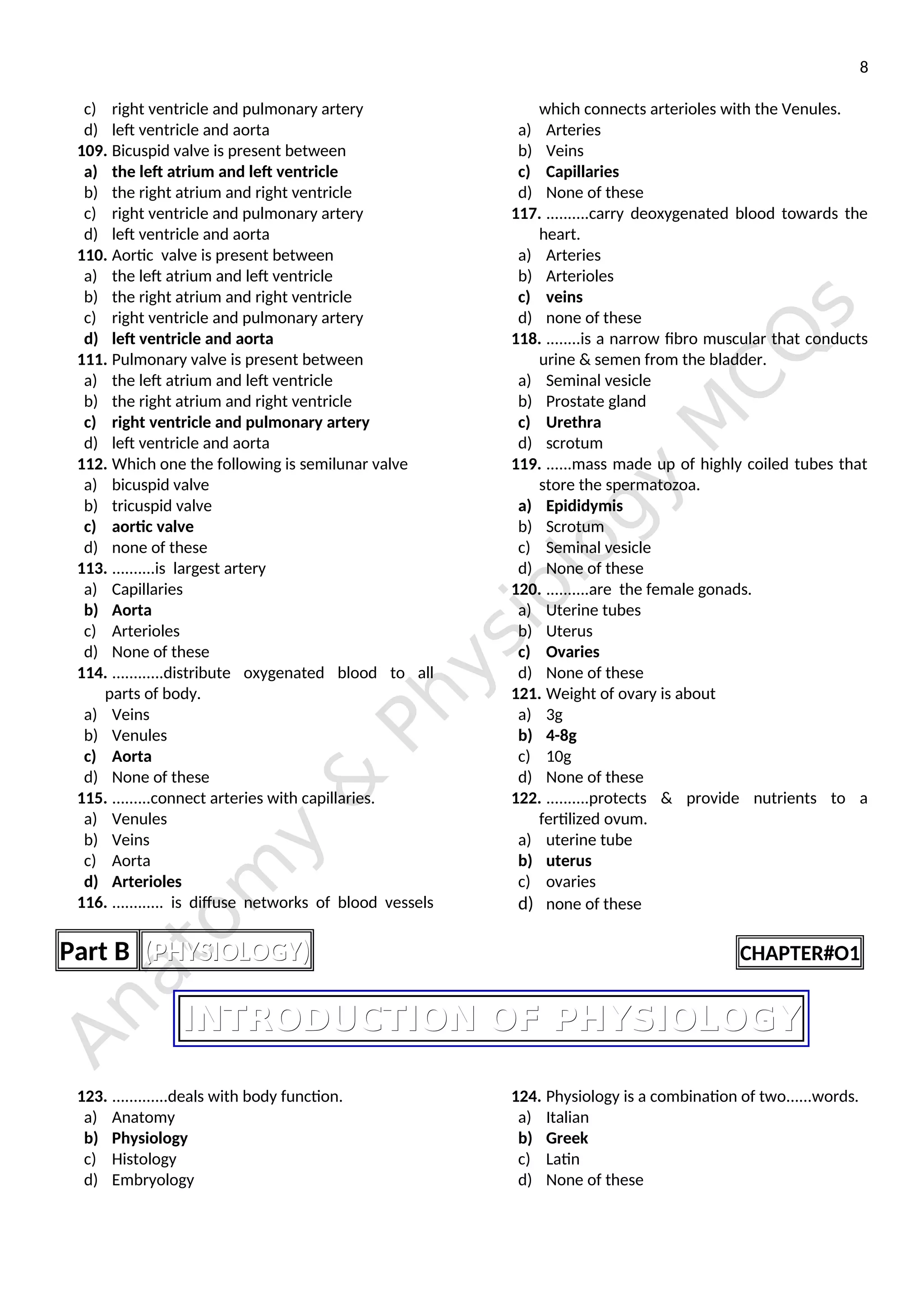 Anatomy & Physiology MCQs (2).pdf