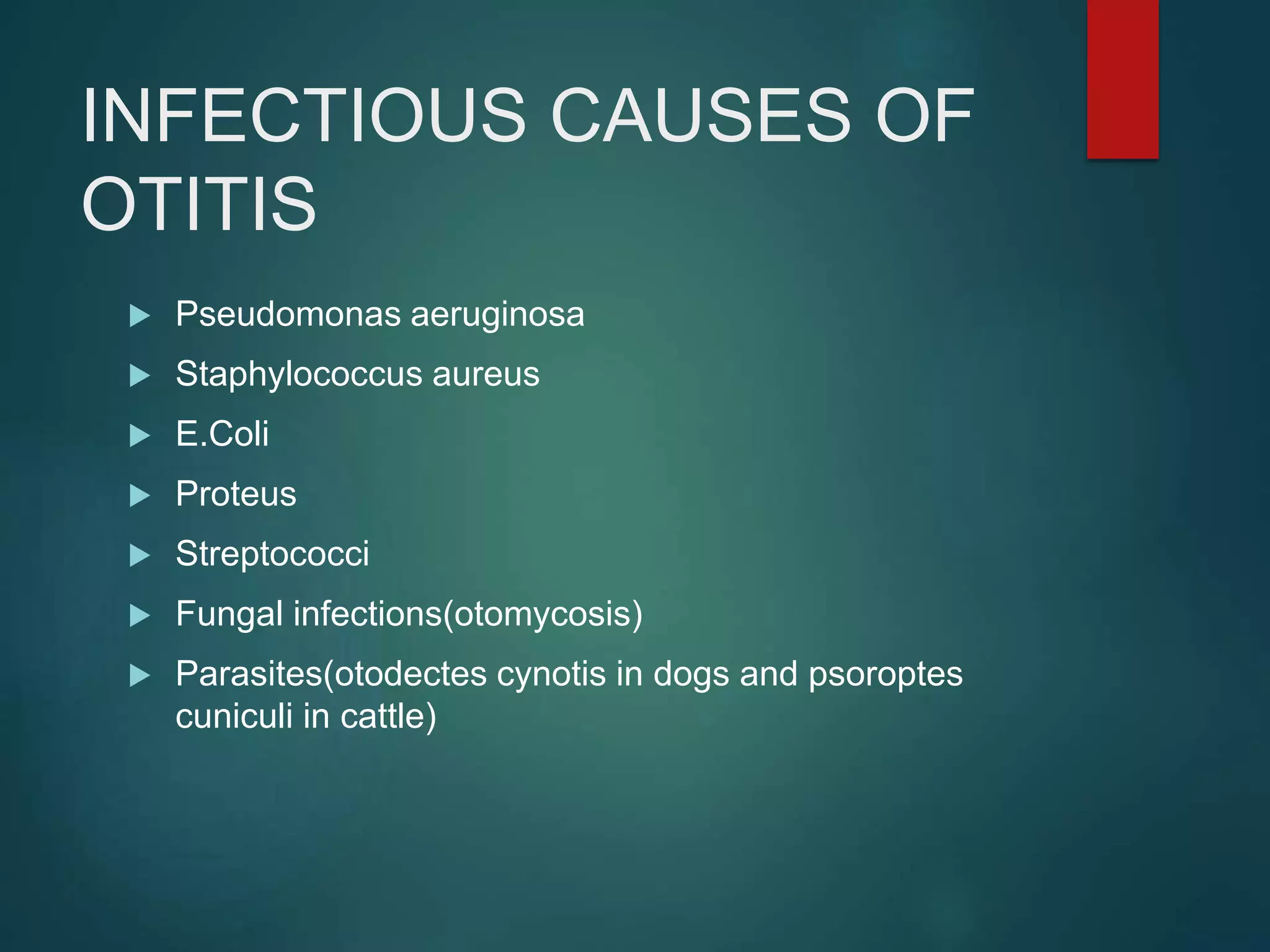Anatomy & physiology of ear & otitis | PPT