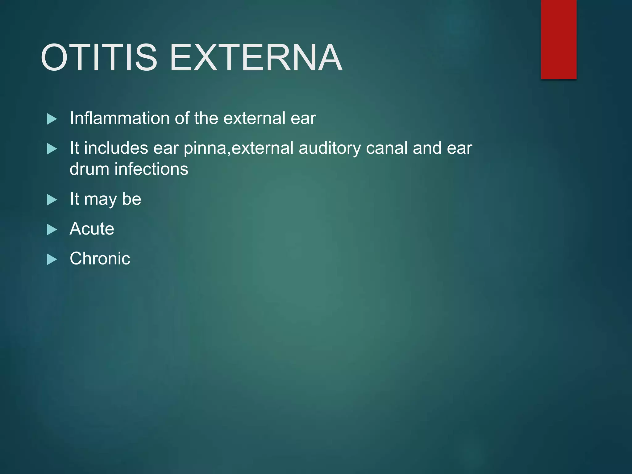Anatomy & physiology of ear & otitis | PPT