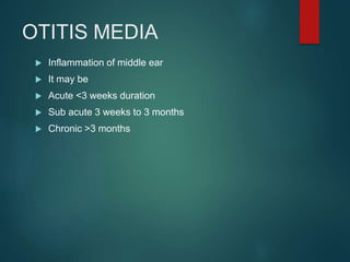 Anatomy & physiology of ear & otitis | PPTX