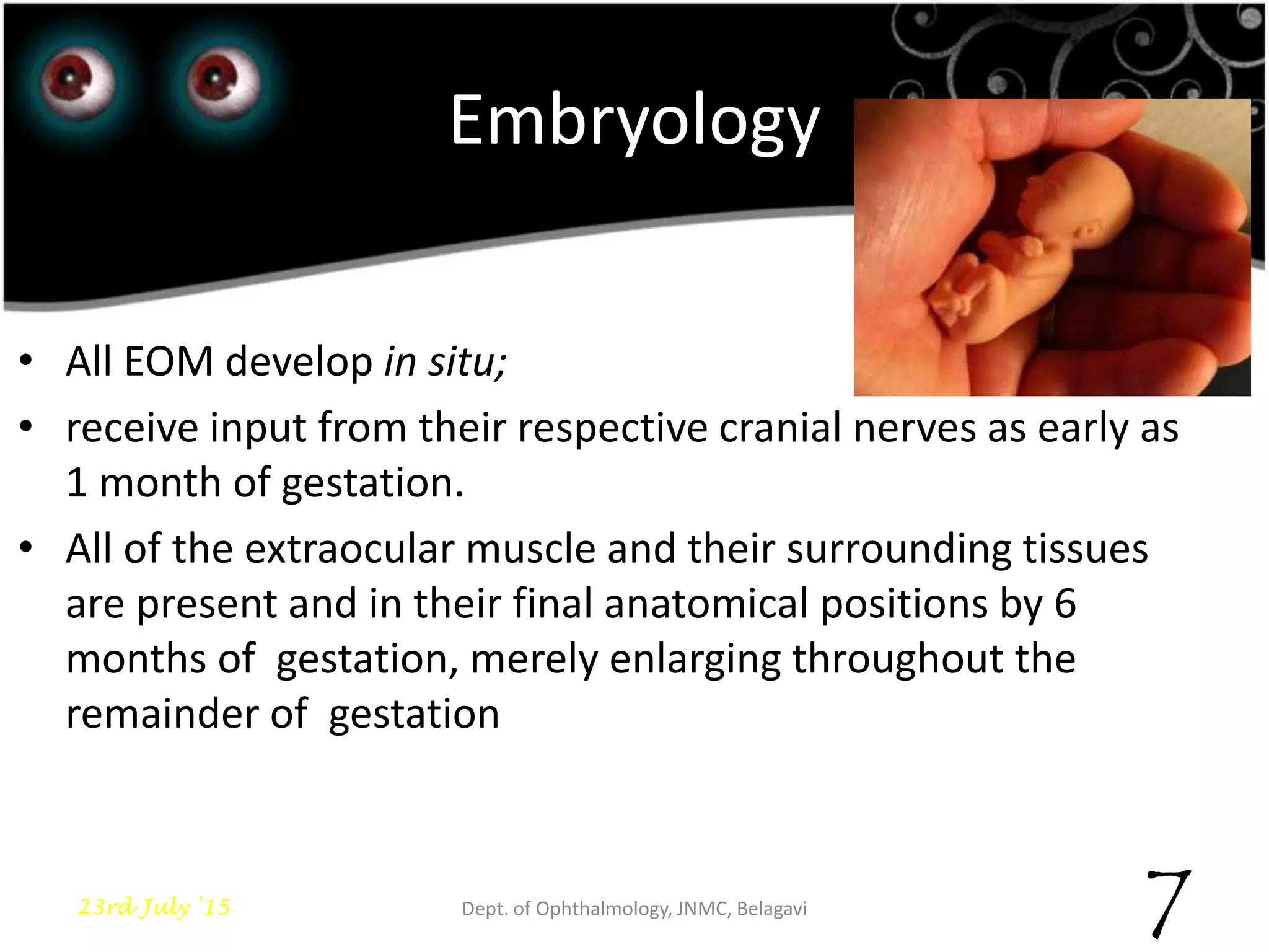 Anatomy & physiology of eom | PPTX