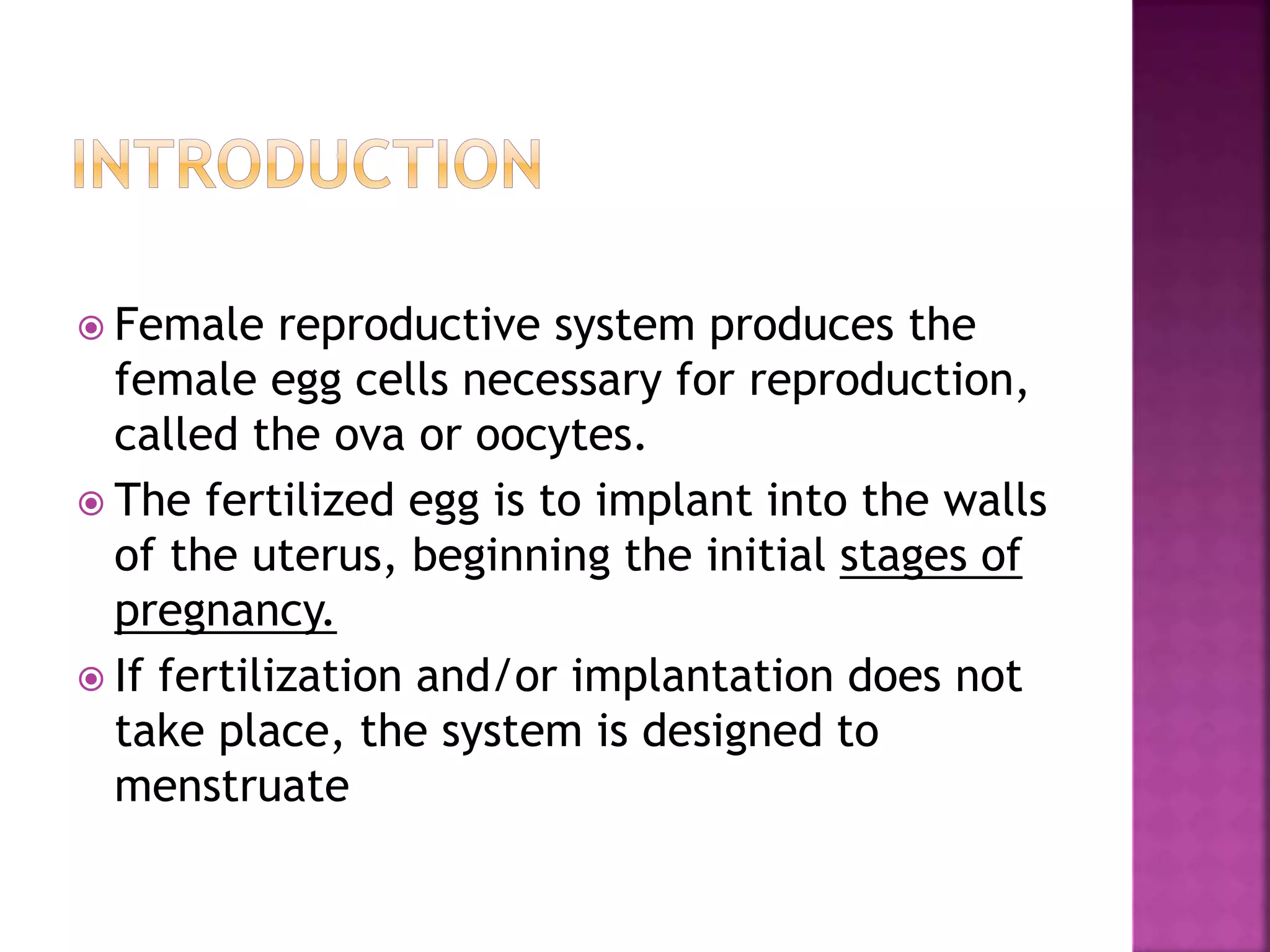 Anatomy & physiology of female reproductive system | PPTX
