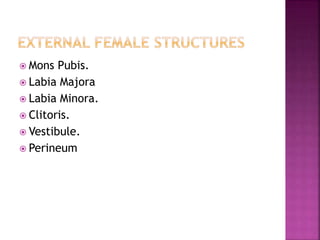 Anatomy & physiology of female reproductive system | PPTX
