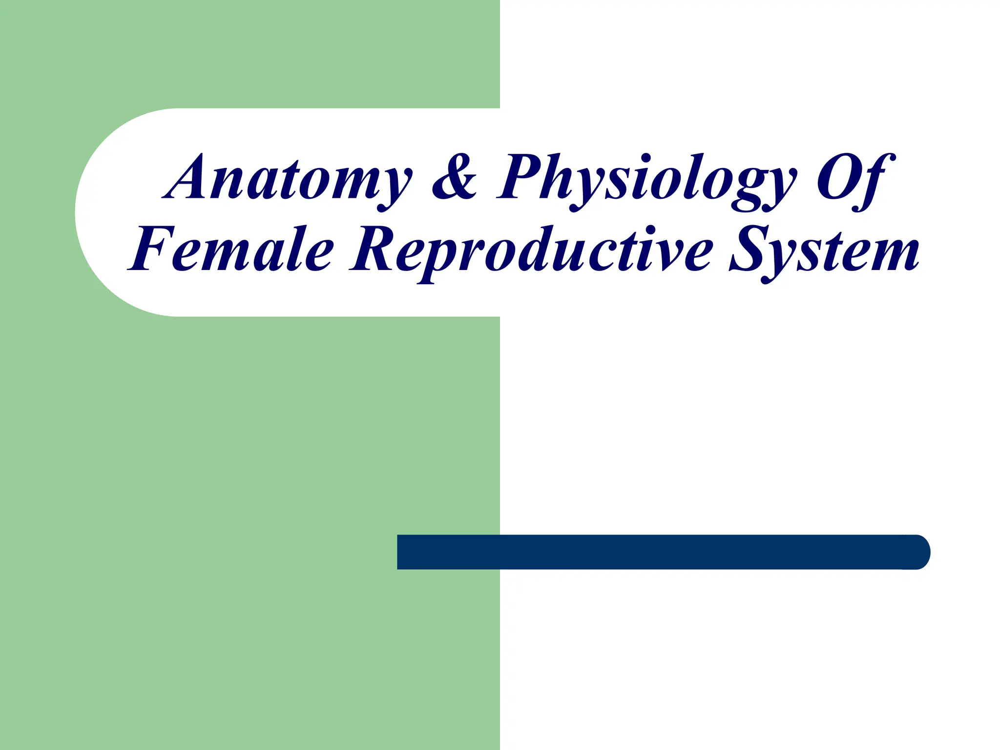 Anatomy Physiology Of Female Reproductive System1.ppt