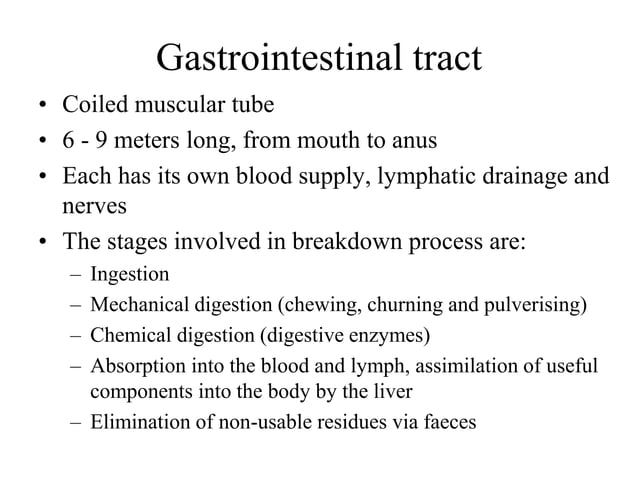 Anatomy & physiology of GIT | PPTX