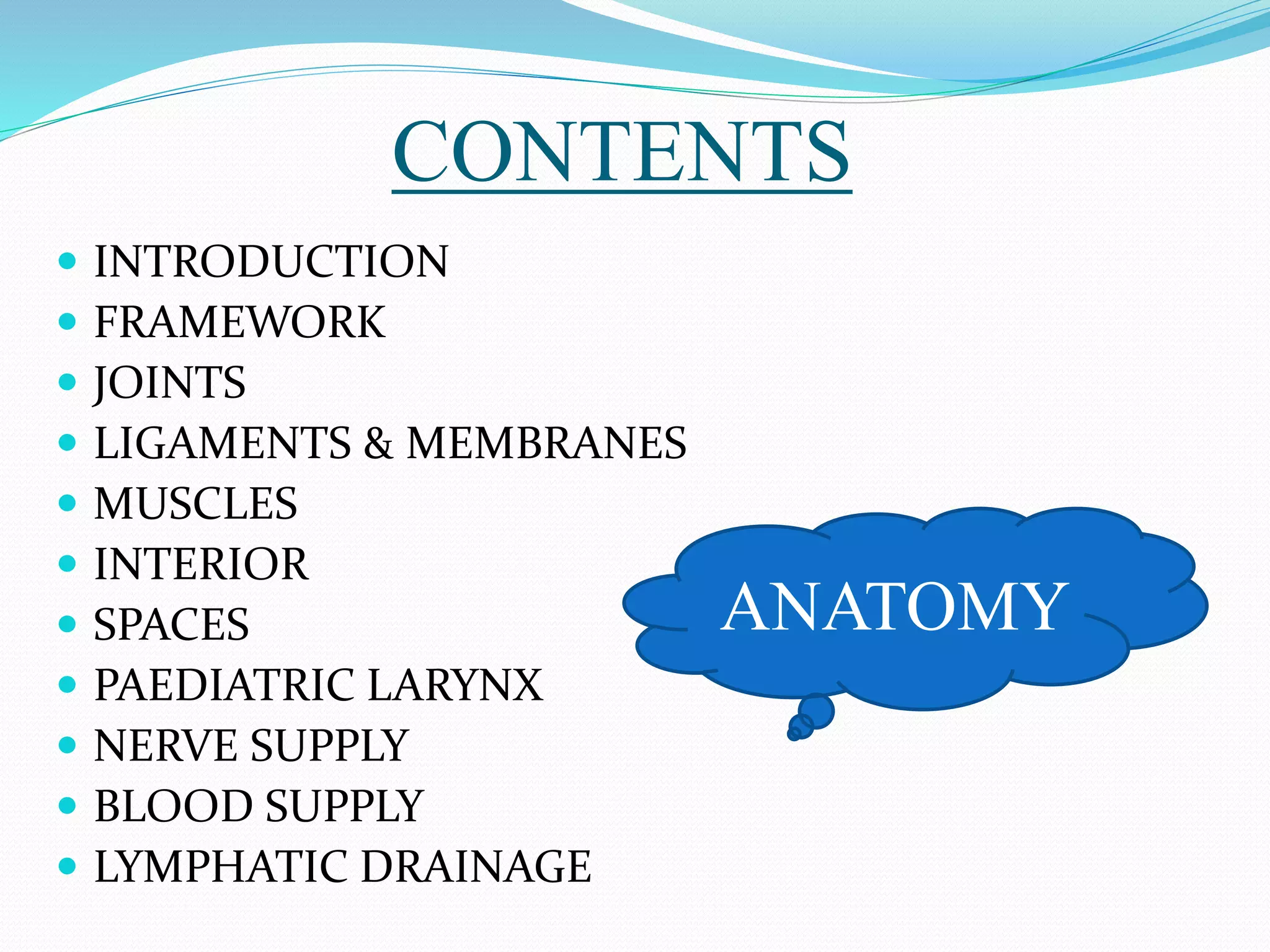 Anatomy & physiology of larynx | PPTX