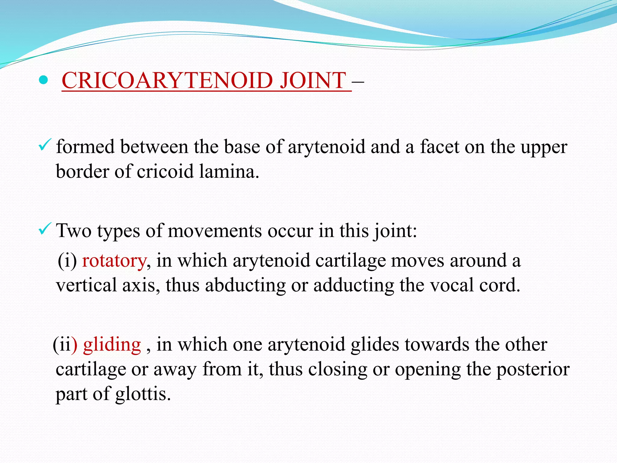 Anatomy & physiology of larynx | PPTX