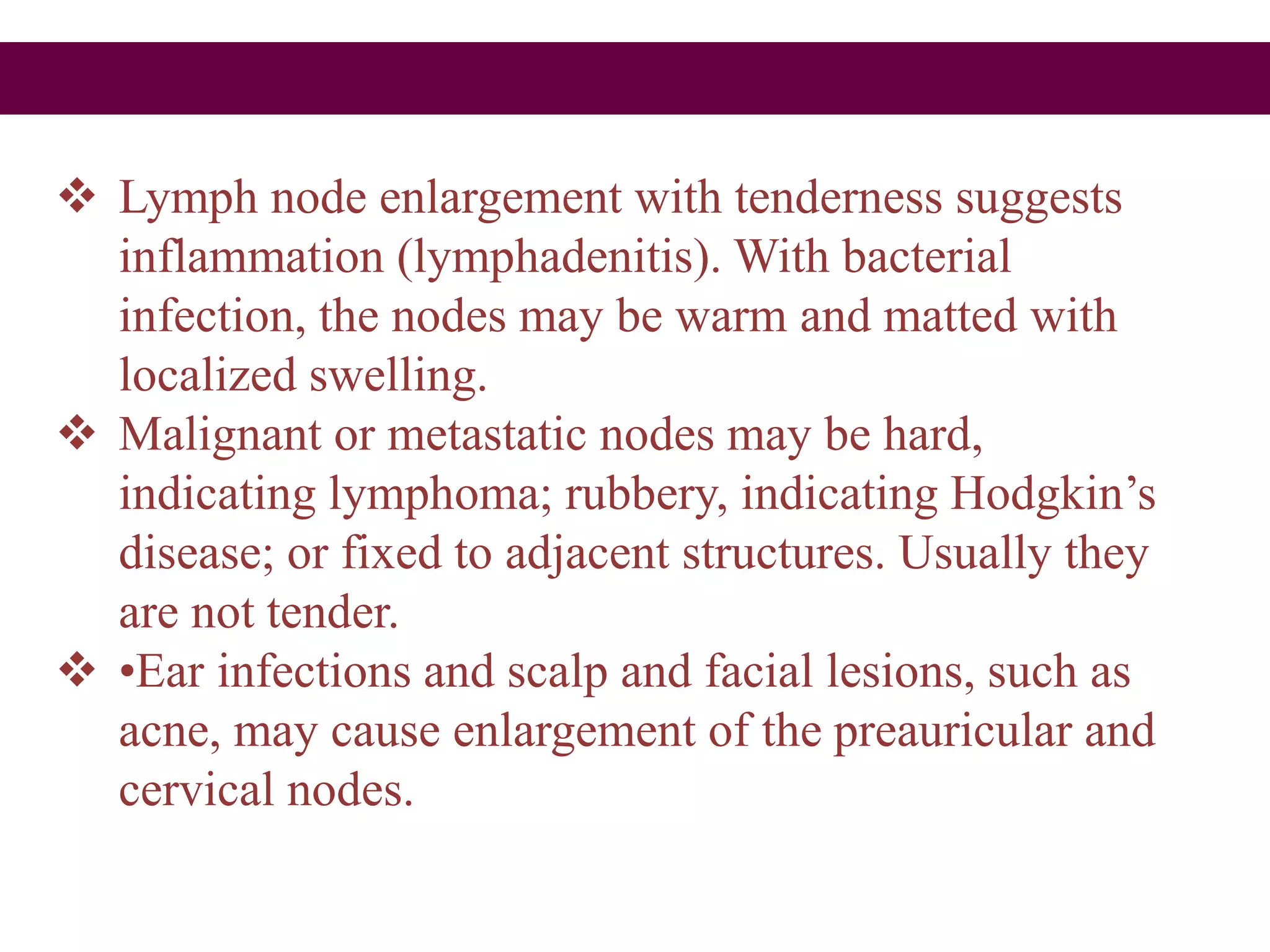 Assessment of lymphatic system | PPTX