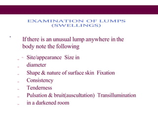 Assessment of lymphatic system | PPTX