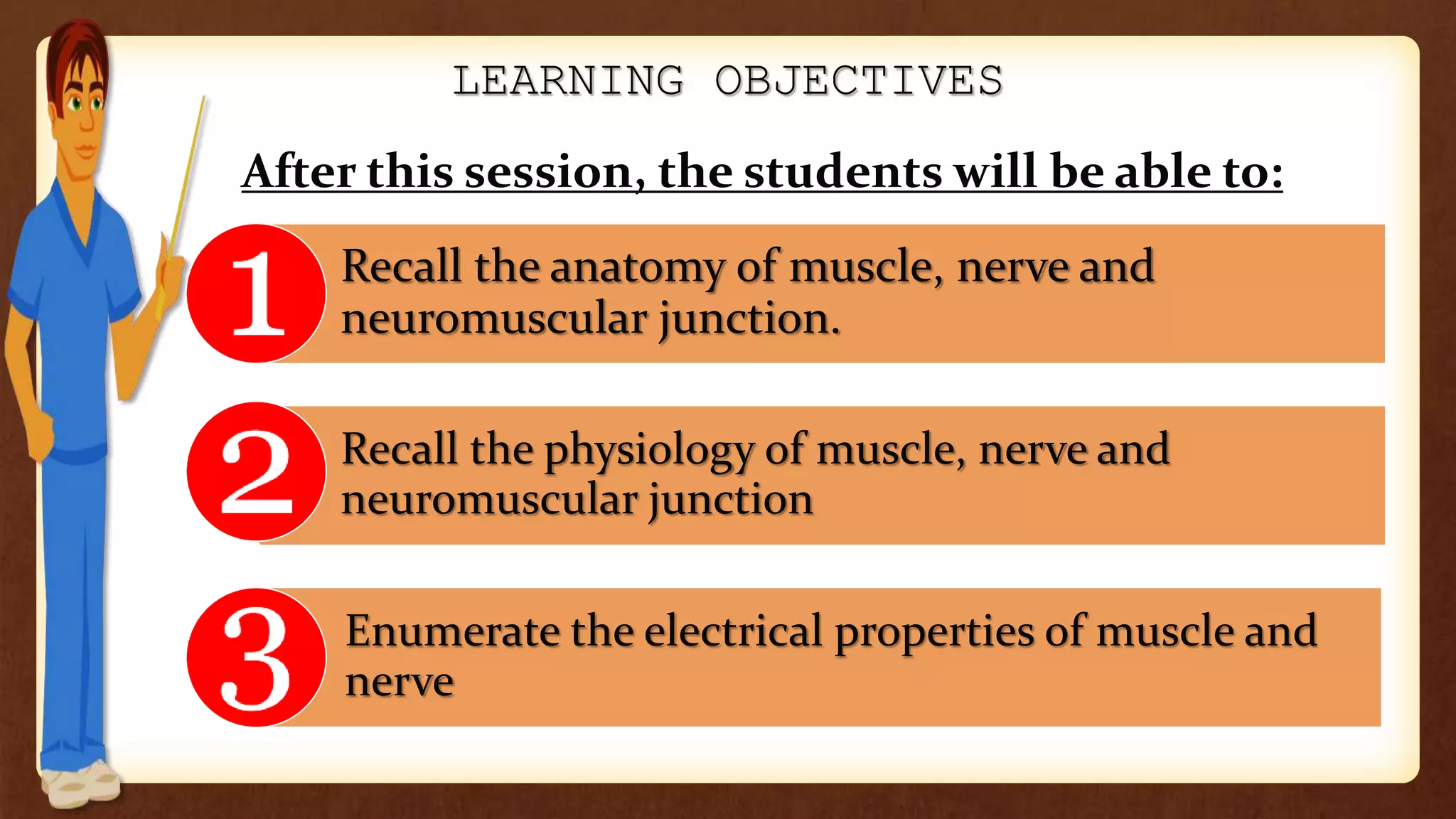 ANATOMY & PHYSIOLOGY OF NERVE, MUSCLE AND NMJ | PPTX