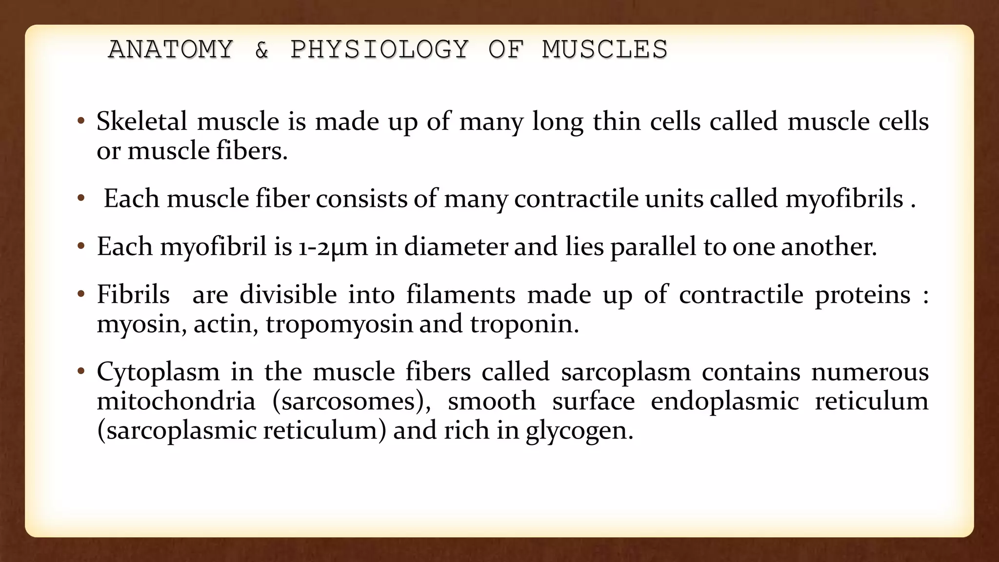 ANATOMY & PHYSIOLOGY OF NERVE, MUSCLE AND NMJ | PPTX
