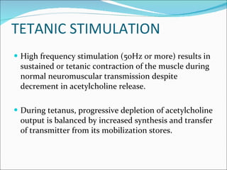 Anatomy & physiology of neuromuscular junction & monitoring | PPT
