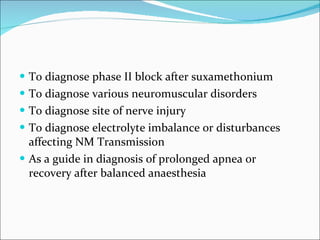 Anatomy & physiology of neuromuscular junction & monitoring | PPT