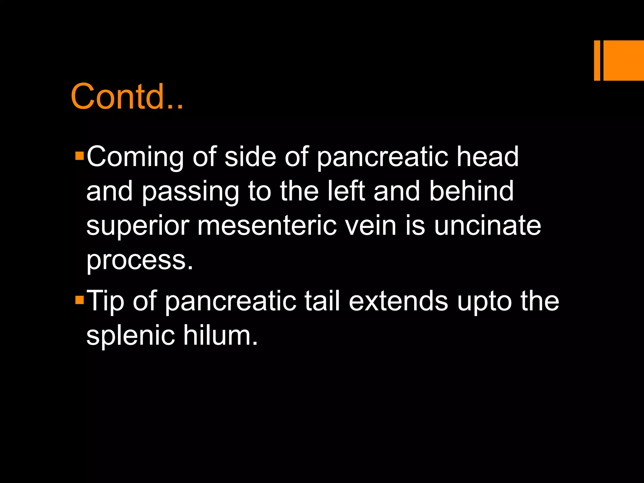 Anatomy & physiology of pancreas | PPTX