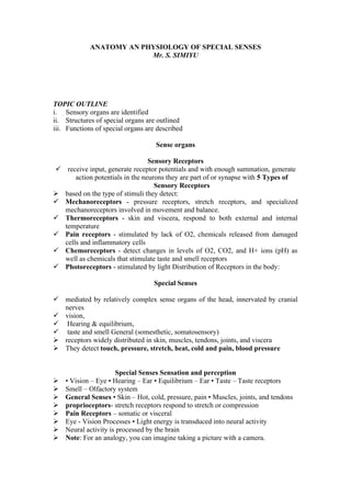 ANATOMY & PHYSIOLOGY OF SPECIAL SENSES.docx