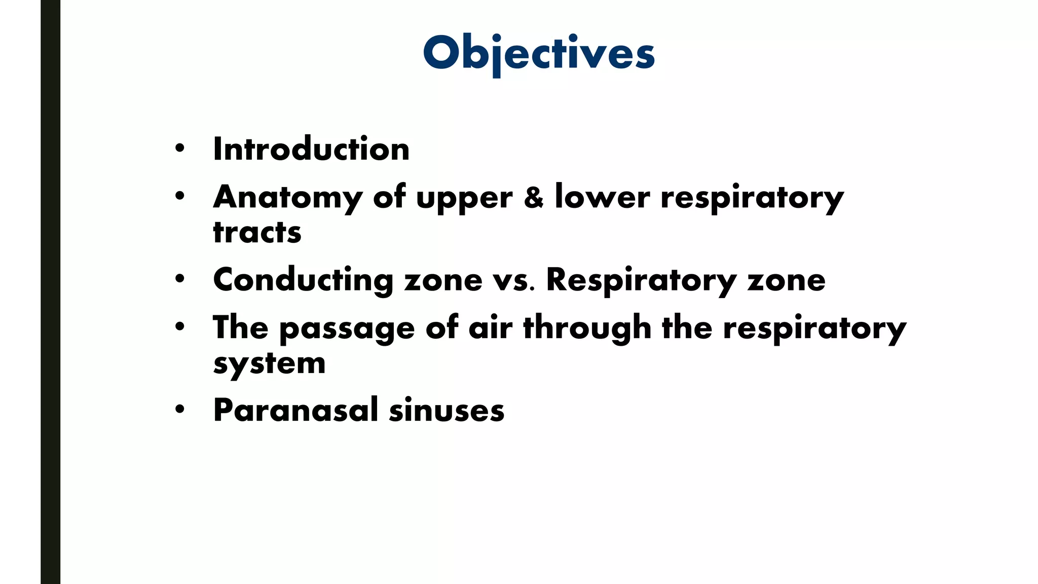 Anatomy & Physiology of The Respiratory System & its Diseases | PPTX
