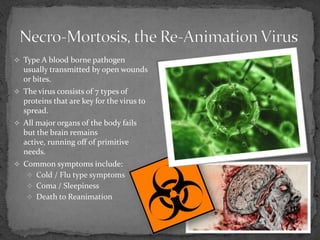 Anntomy & Physiology of Zombies | PPTX