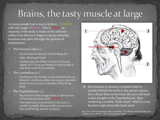 Anntomy & Physiology of Zombies | PPTX