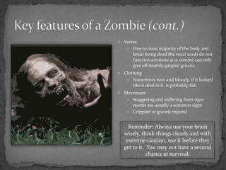 Anntomy & Physiology of Zombies | PPTX