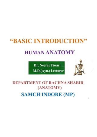 anatomy pdf note. Learn human body & bones | PDF