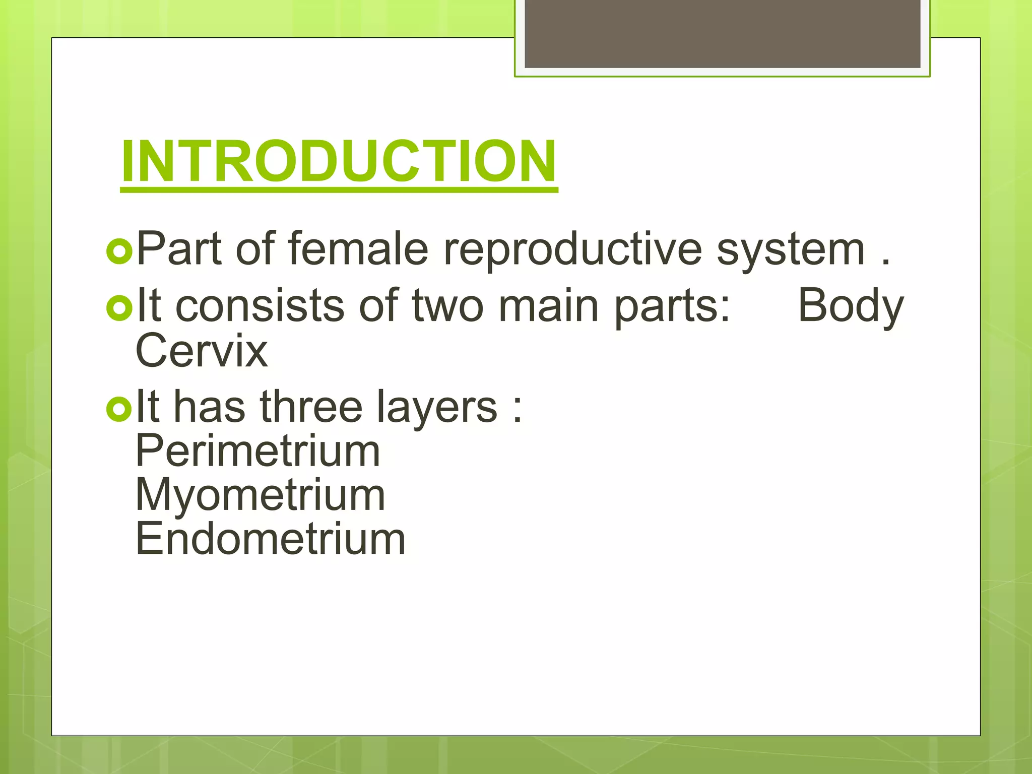 Histology of Uterus | PPTX