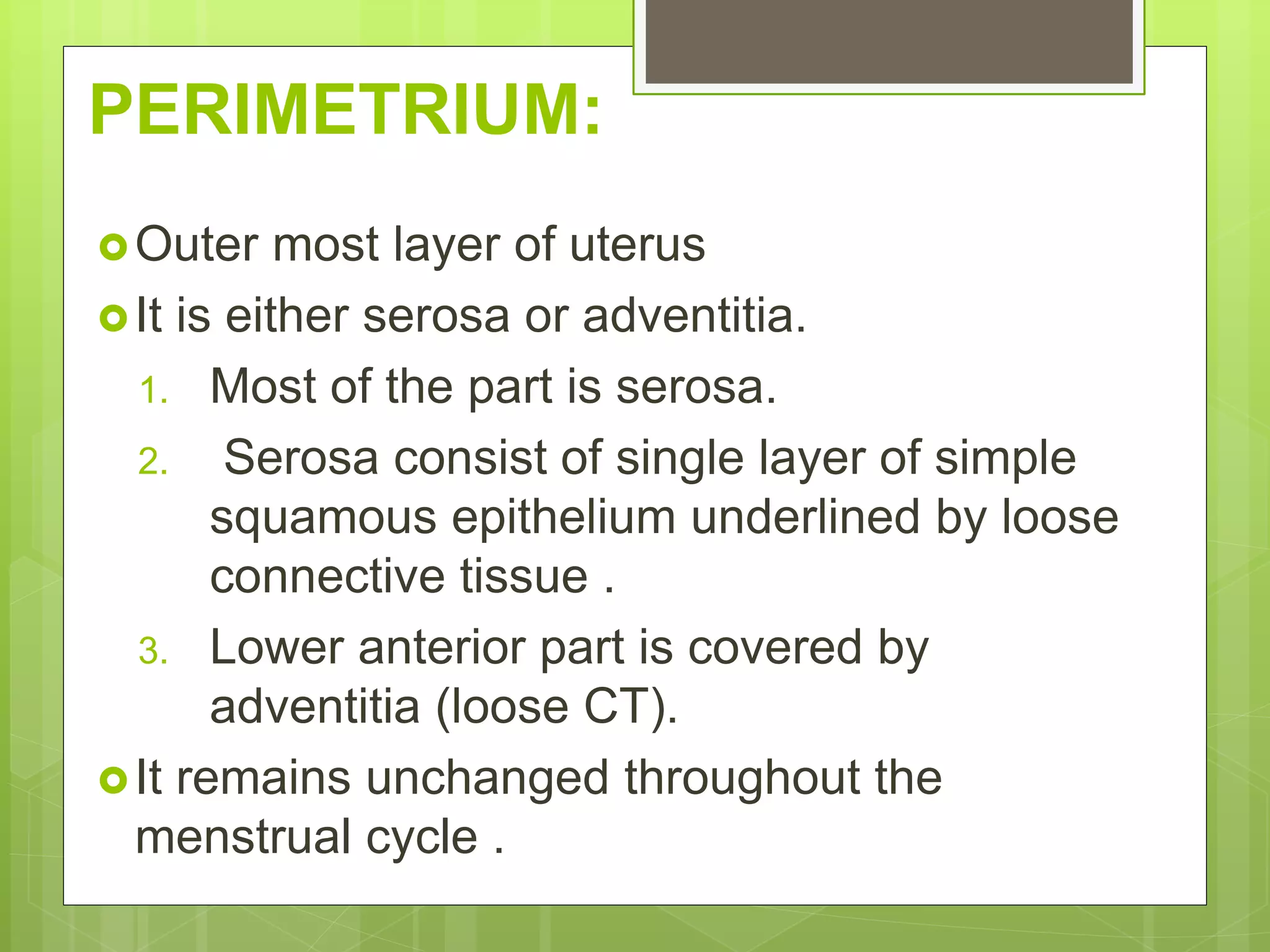 Histology of Uterus | PPTX