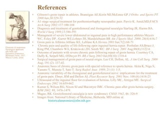 Anatomy and Related Etiology of Groin Pain | PPT