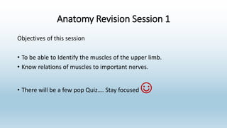 Anatomy revision course pt1 | PPTX