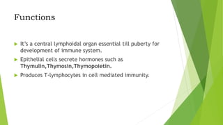 Human Anatomy- histology of lymphatic system | PPTX