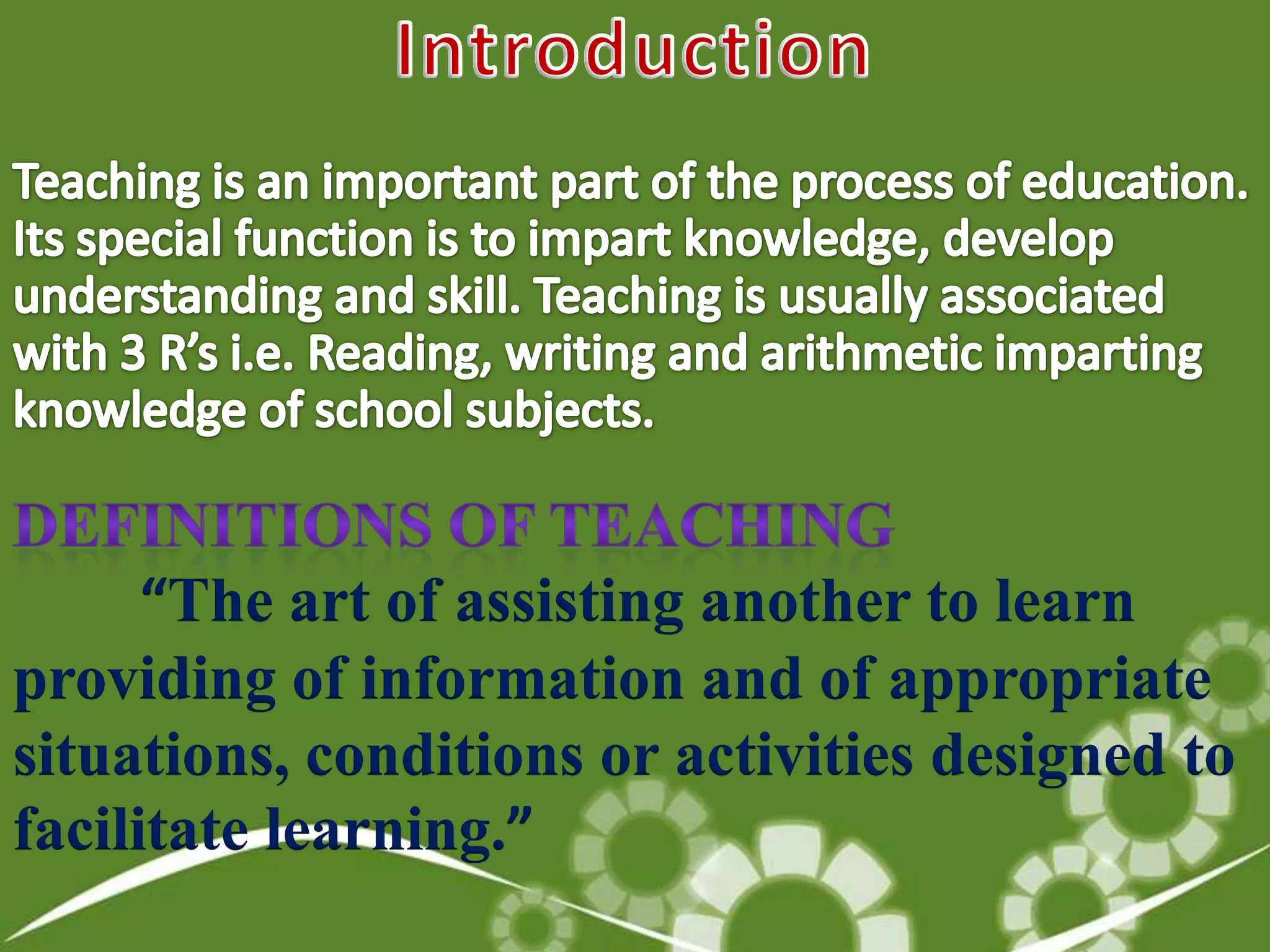 Anatomy(structure) and phases of teaching | PPTX