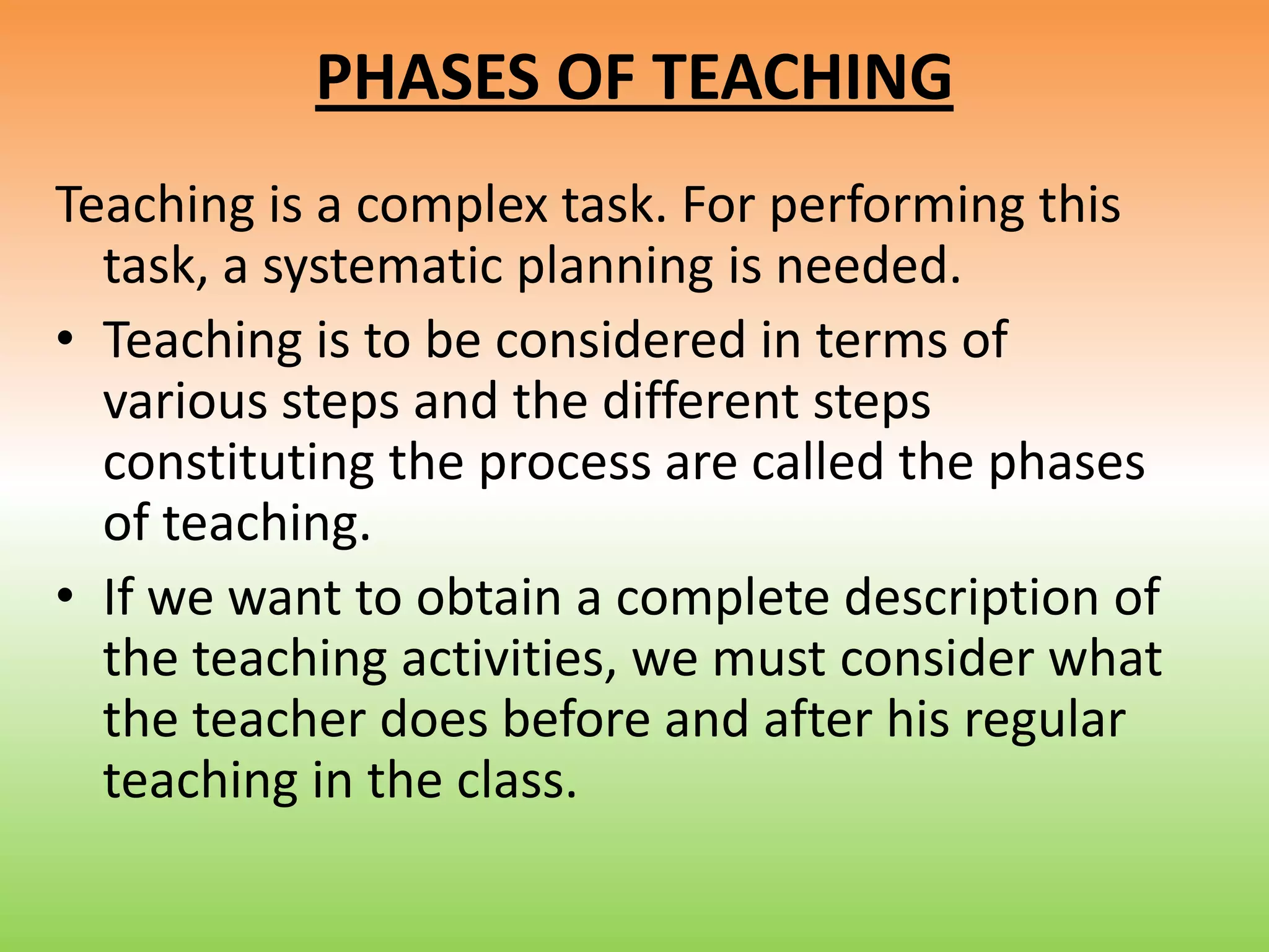Anatomy(structure) and phases of teaching | PPTX