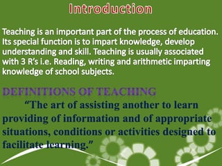 Anatomy(structure) and phases of teaching | PPTX