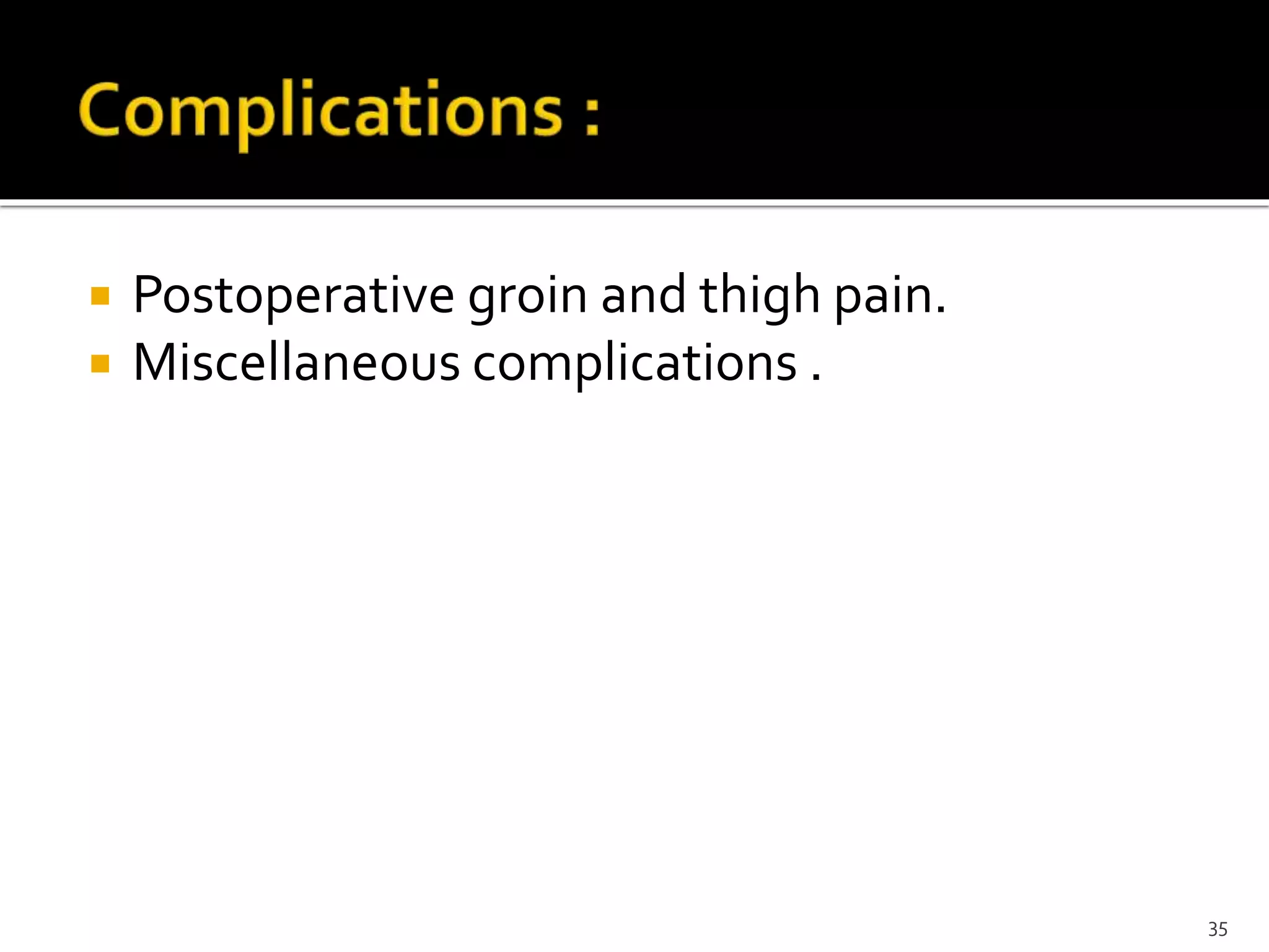 Anatomy & technique of the laparoscopic totally extra peritoneal | PPTX