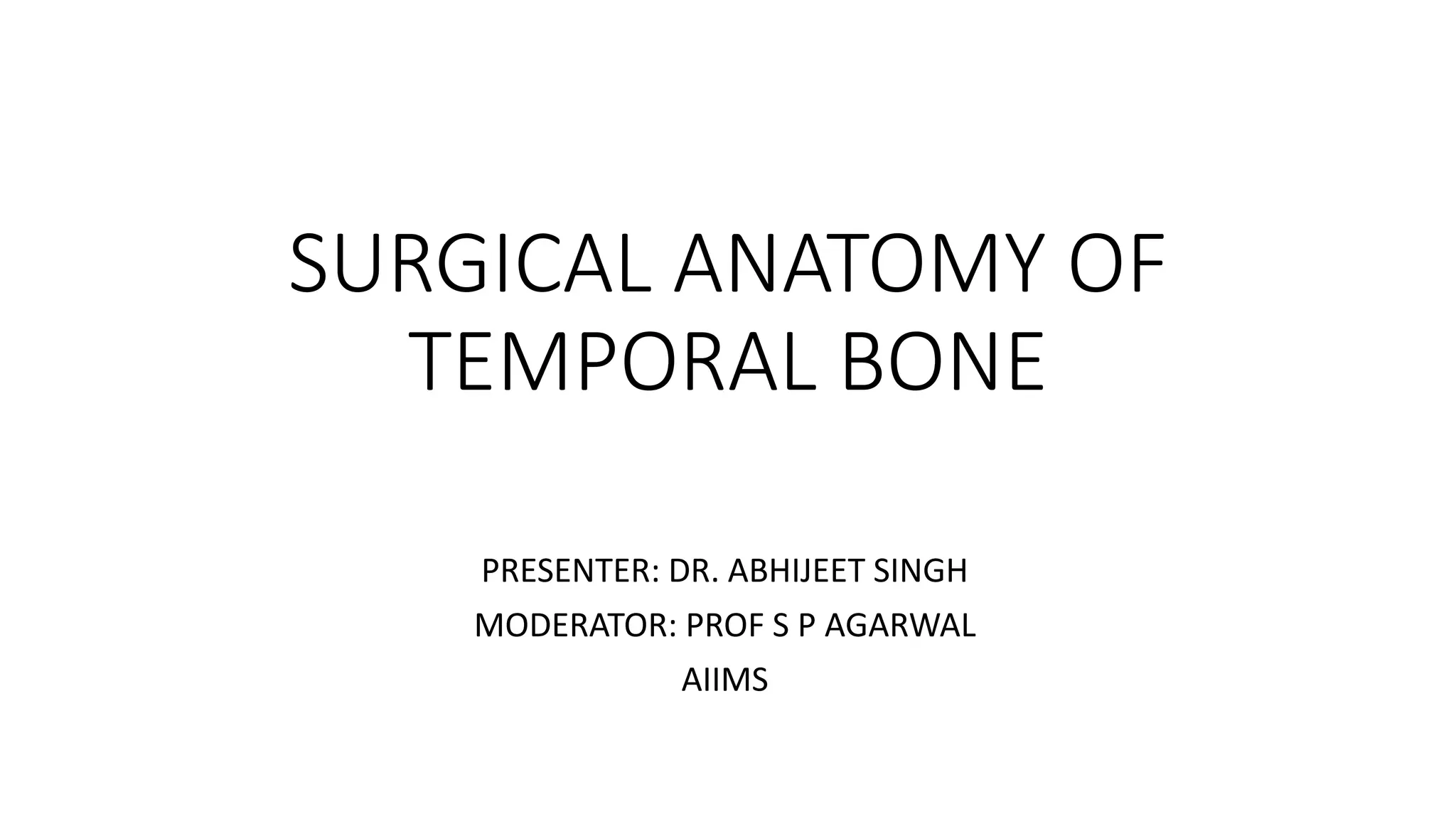 Anatomy temporal bone | PPTX