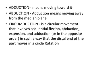 Anatomy terminologies | PPTX