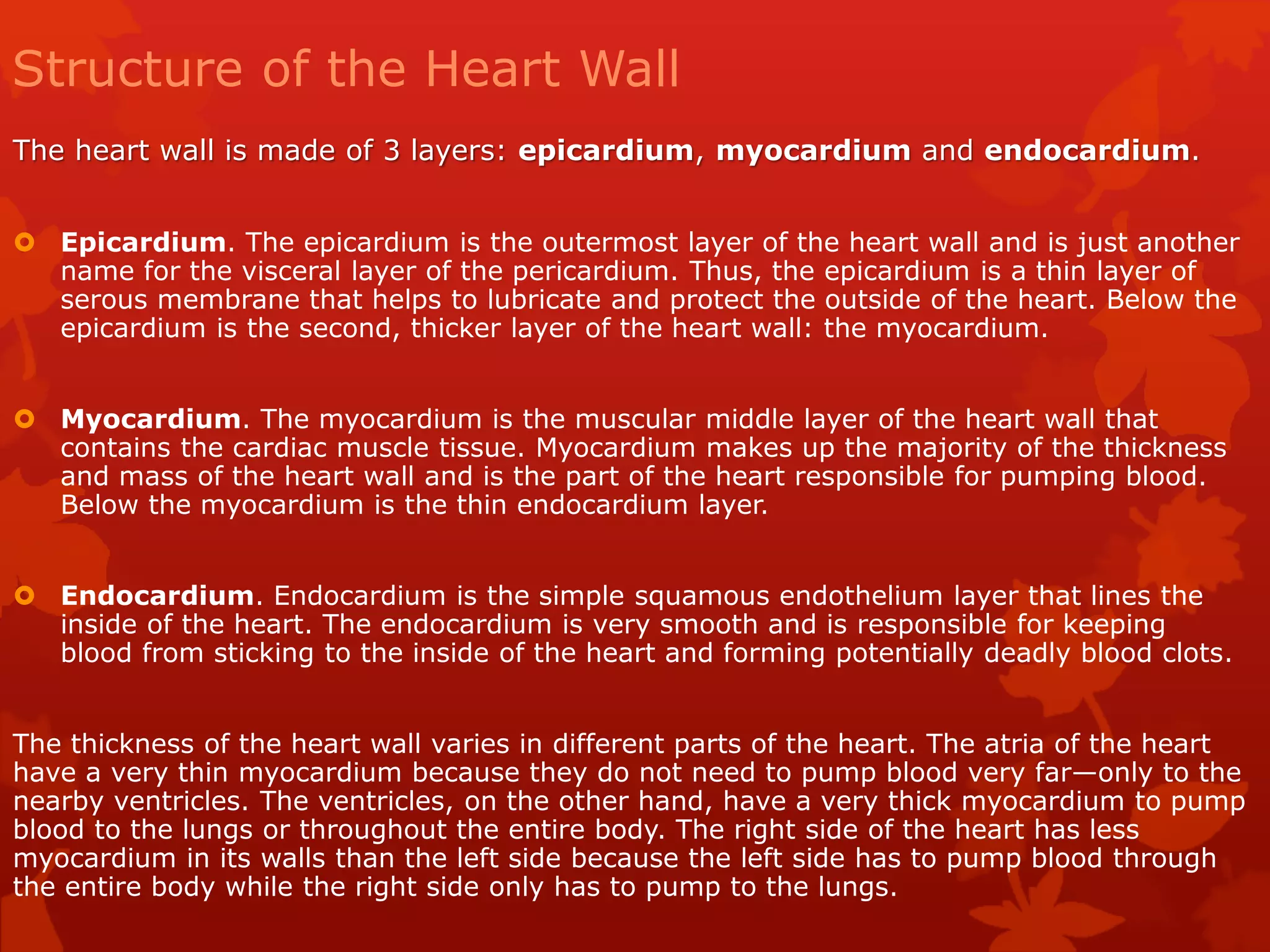 Anatomy (The Heart) | PPTX