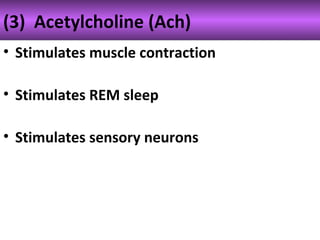 Anatomy Unit 1 Notes: Neurotransmitters | PPT