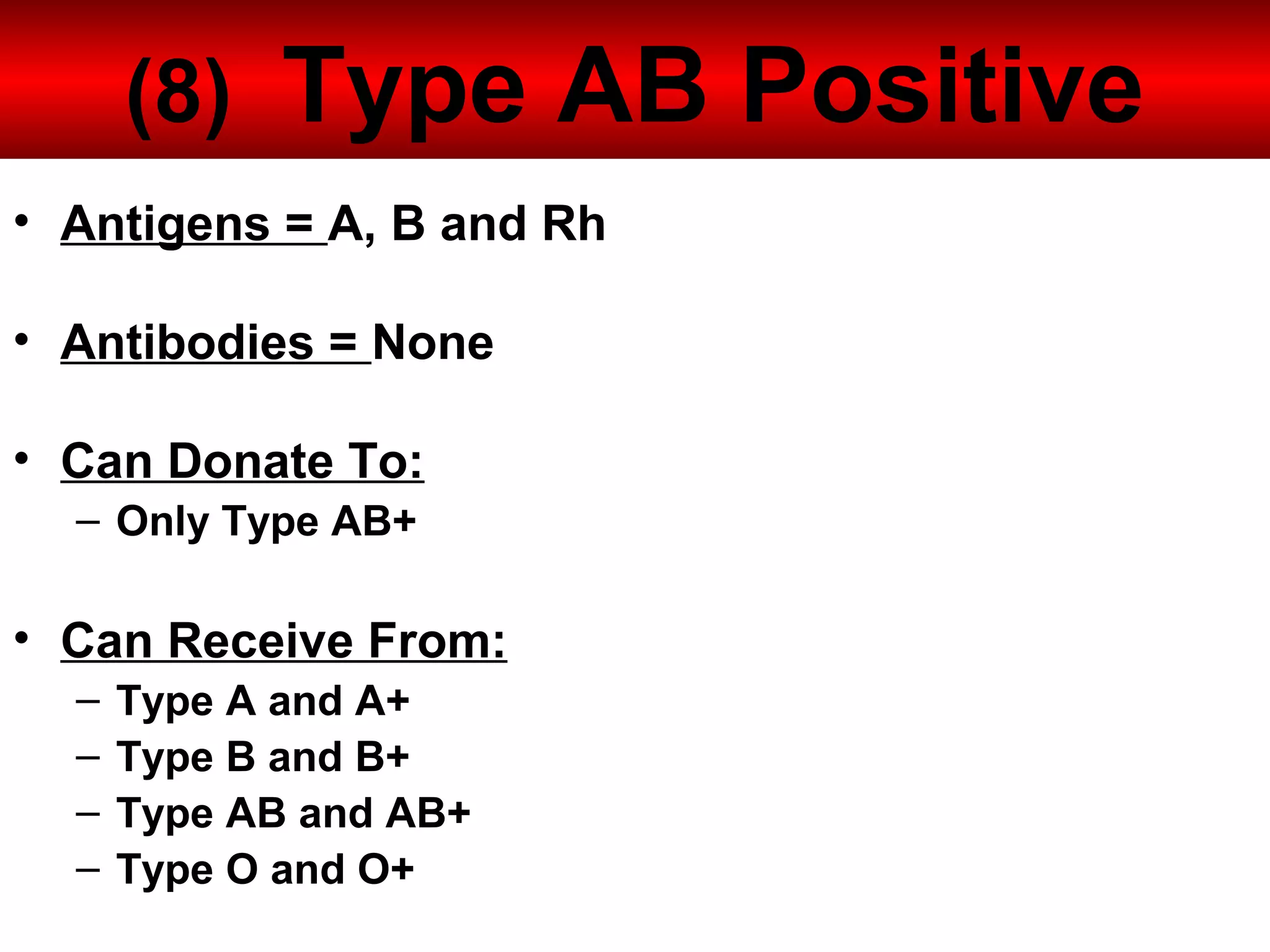 Anatomy Unit 2 Notes: Blood Typing | PPT