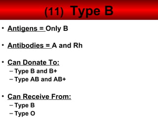 Anatomy Unit 2 Notes: Blood Typing | PPT