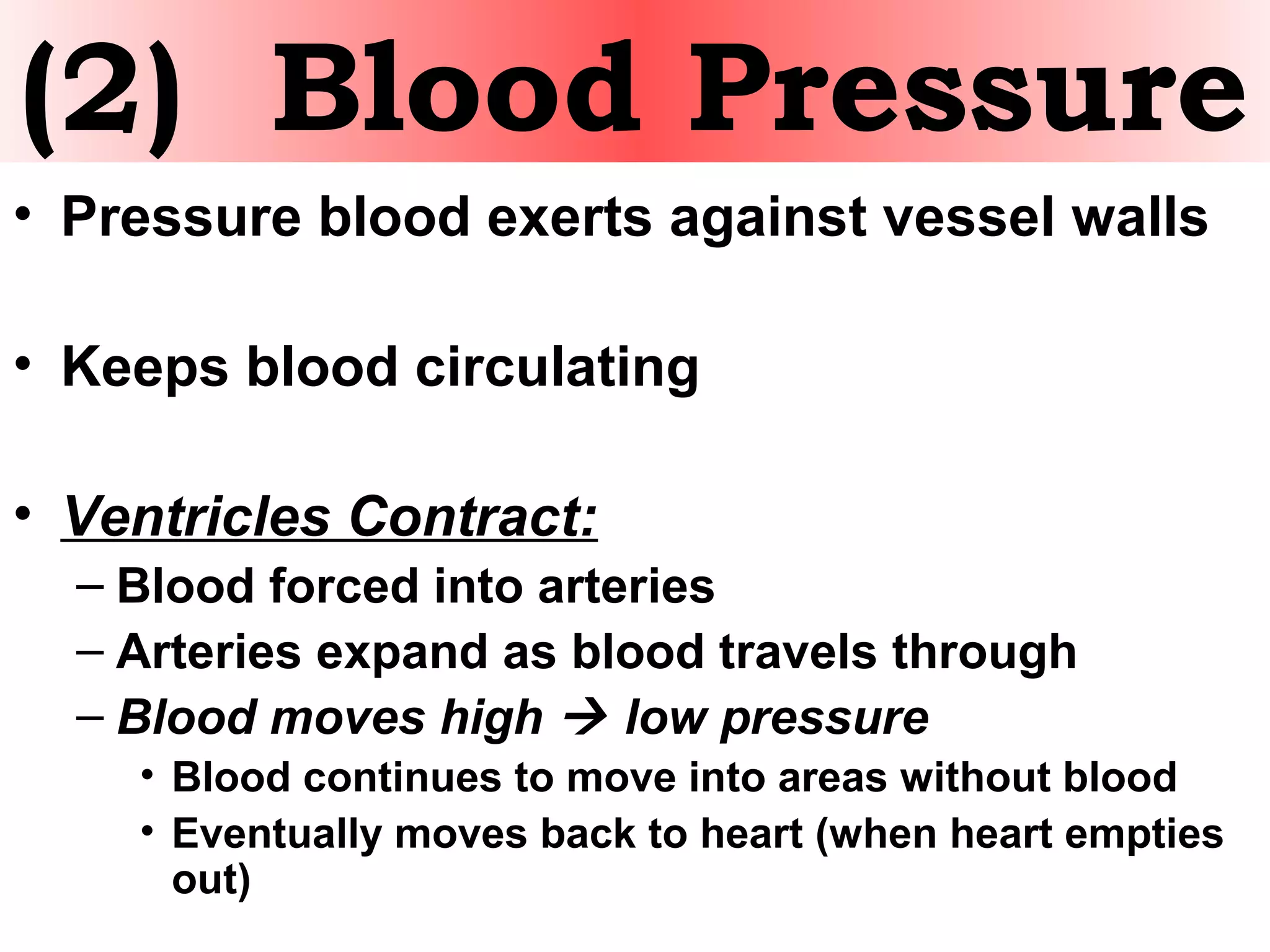 Anatomy Unit 2 Notes: Blood Pressure & Heart Disorders | PPT