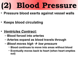 Anatomy Unit 2 Notes: Blood Pressure & Heart Disorders | PPT