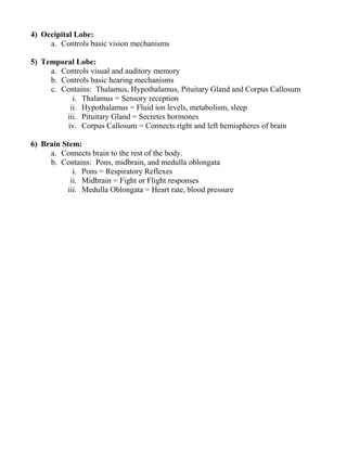 Anatomy unit 2 nervous system quiz 2 everything you need to know | DOC