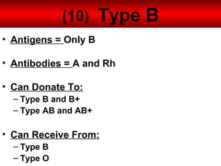 Anatomy unit 3 cardio and respiratory system_blood typing notes | PPT