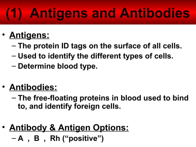 Anatomy unit 3 cardio and respiratory system_blood typing notes | PPT