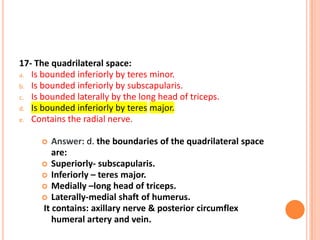 Anatomy upper limb mrcs part a | PPTX
