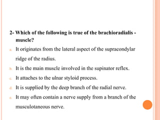 Anatomy upper limb mrcs part a | PPTX
