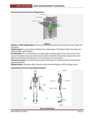 Anatomy vol 1 ( FOR B.P.M.T RADIOGRAPHY TECHNOLOGY 1ST YEAR) | PPTX