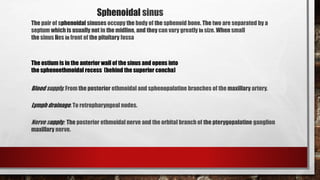 Anatomy of the nose and paranasal sinuses made easy | PPTX